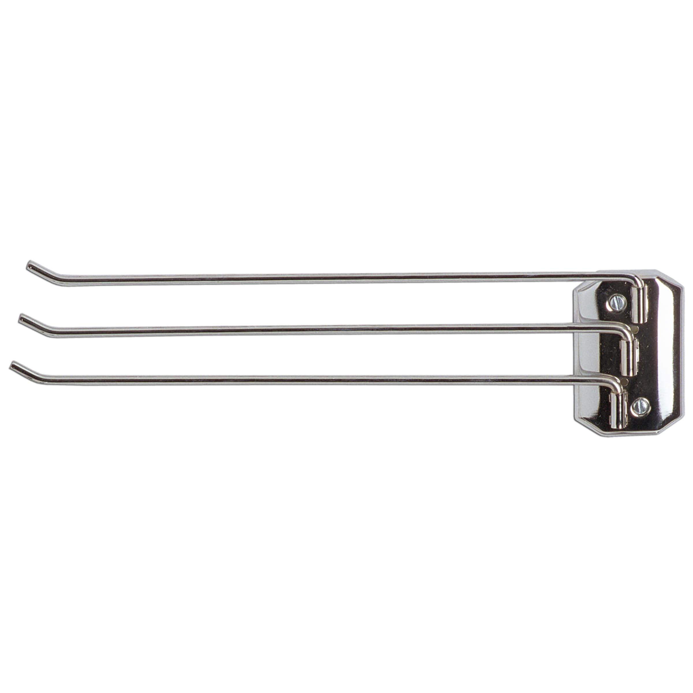 Decko #38190 Swing Arm Kitchen Towel Rack, Chrome