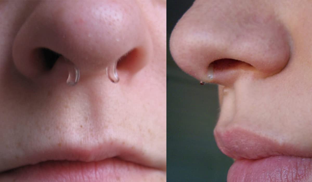 MODRSA Clear Nose Studs Clear Nose Rings for Work Clear Earrings for Sports Clear Piercing Jewelry Plastic Nose Rings for Surgery Septum Retainer Plastic Belly Button Rings Plastic Tongue Rings