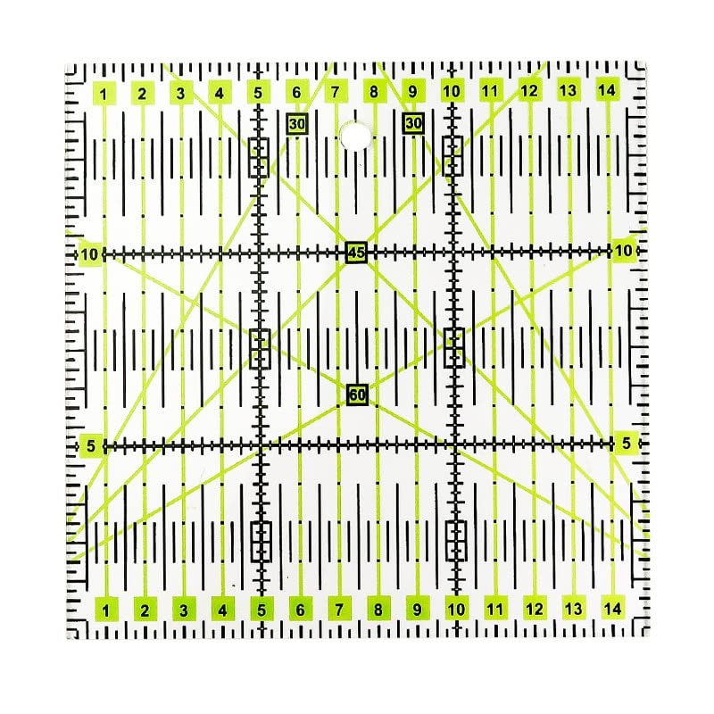 Phicus 3pcs /Set Acrylic Multi-Function Clothing Clear Ruler Sewing Patchwork Feet Tailor Yardstick Cloth Cutting Rulers - Sewing Tools & Accessory - - (Color: 1set)