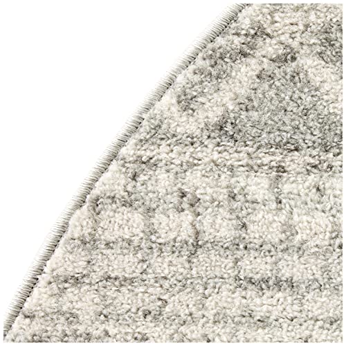 Artistic Weavers Chester Boho Moroccan Area Rug,5'3" Round,Grey