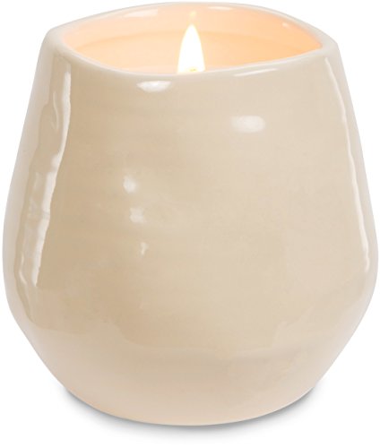 Pavilion Gift Company Plain Dandelion Sisters are a Wish Come True Yellow Ceramic Soy Serenity Scented Candle