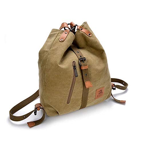 Leijing Women Canvas Casual Multifunctional Microfiber Leather Large Capacity Handbag Shoulder Bags Backpack Blue one size