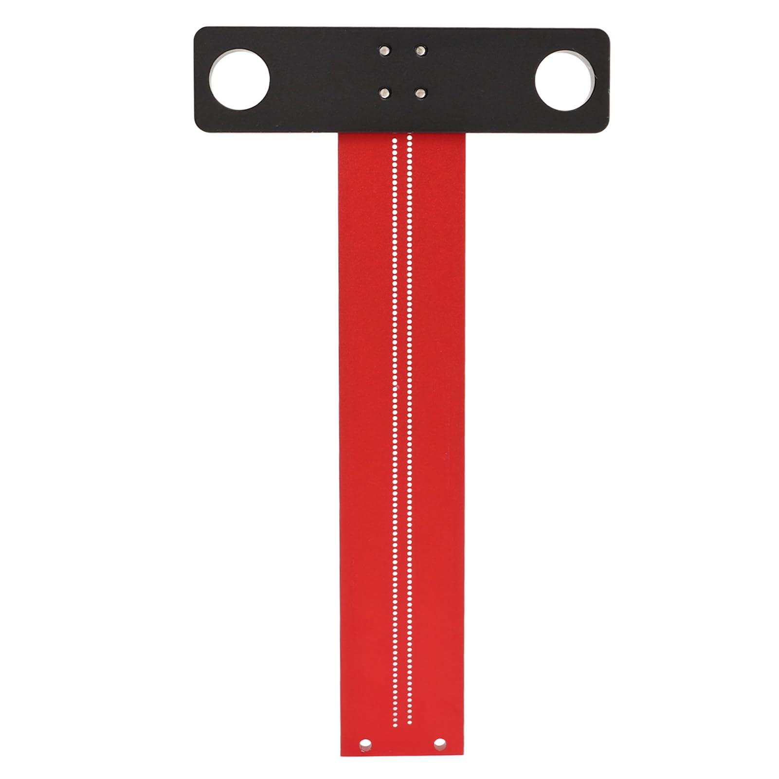 Woodworking Scriber T Square Ruler, Architects Ruler for Carpenter Work, Layout and Measuring, Aluminum Alloy Carpenter Square Ruler Clear Scale Scriber Tool for Woodworking