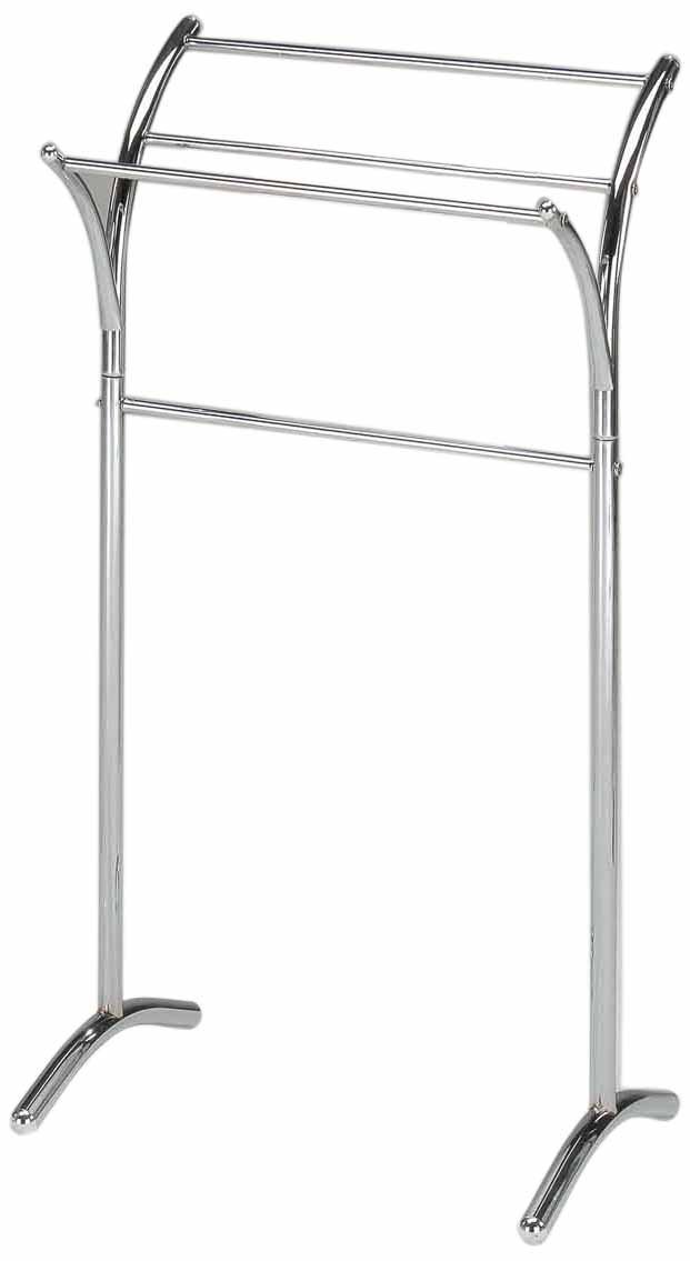 King's Brand Furniture-3 Tier Metal Freestanding Bathroom Towel Rack Stand Organizer, Chrome