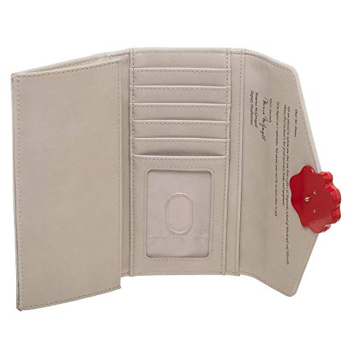 Hogwarts Letter w/Crest Seal One Size Fits Most Faux Leather Wallet
