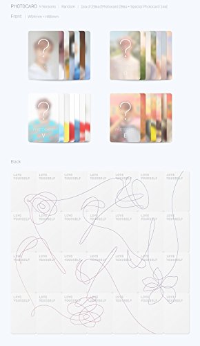 BTS - Love Yourself 承 [Her] [O ver.] with Photobook, Photocard, Official Folded Poster(O ver.), Extra photocard