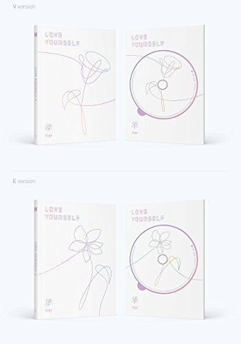 BTS - Love Yourself 承 [Her] [O ver.] with Photobook, Photocard, Official Folded Poster(O ver.), Extra photocard