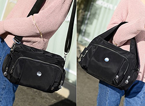 Collsants Crossbody Bag for Women Tote Shoulder Handbag Everyday Purse Lightweight Nylon Water Resistant