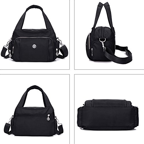 Collsants Crossbody Bag for Women Tote Shoulder Handbag Everyday Purse Lightweight Nylon Water Resistant