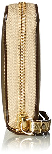 Kate Spade New York Zip Wristlet (Fits Most Mobile Phones) - Saffiano Gold, KSIPH-018-SGLD