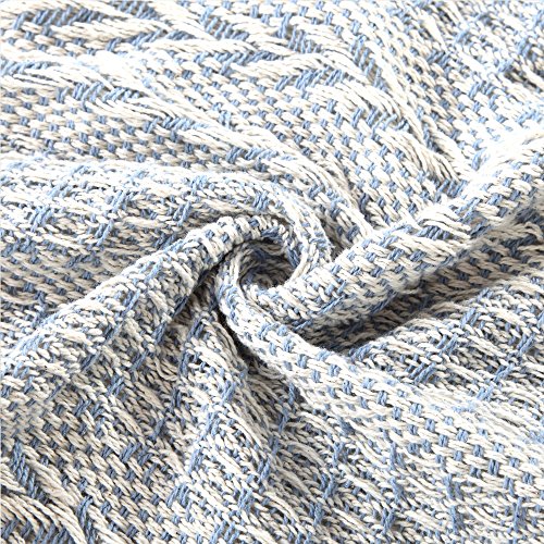Amrapur Overseas | Batik 100% Cotton Throw Blanket - 2 Pack (Café Au Lait)