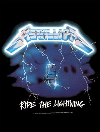 Metallica - Ride The Lightning Fabric Poster Print, 30x40 Fabric Poster Print, 30x40
