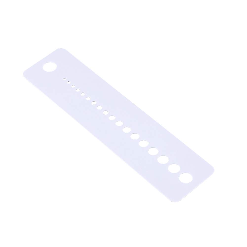 Natudeco US UK Canada Sizes 2-10mm Sewing Ruler Patch Work Ruler Clear Sewing Ruler Plastic Knitting Needle Gauge Ruler Inch cm Sewing Tools for Sewing Measurement