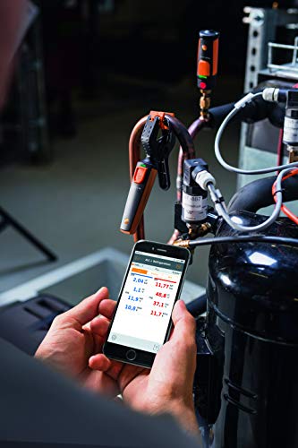 testo Smart Probe Kit I HVAC/R Test and Load Set for air Conditioning, Refrigeration and Heating System I Includes testo 115i, 549i and 605i โ with Bluetooth