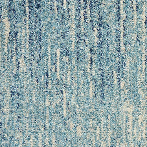Nourison Passion Abstract Navy/Light Blue 8' x 10' Area -Rug, Easy -Cleaning, Non Shedding, Bed Room, Living Room, Dining Room, Kitchen (8x10)