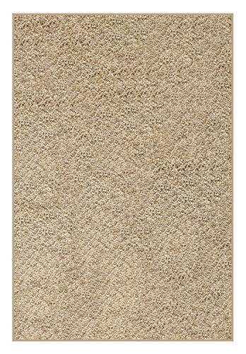 12'x14' - Speckled Saw Dust ECONOMICAL Solutions Collection | Custom Carpet Area Rugs & Runners - 25 Oz. Soft Textured 100% PureColor BCF Polyester. FHA Approved-CRI Green Label-Made in U.S.A.