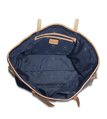 Rioni NEW NAVY Signature Handbag Tote STA20222M