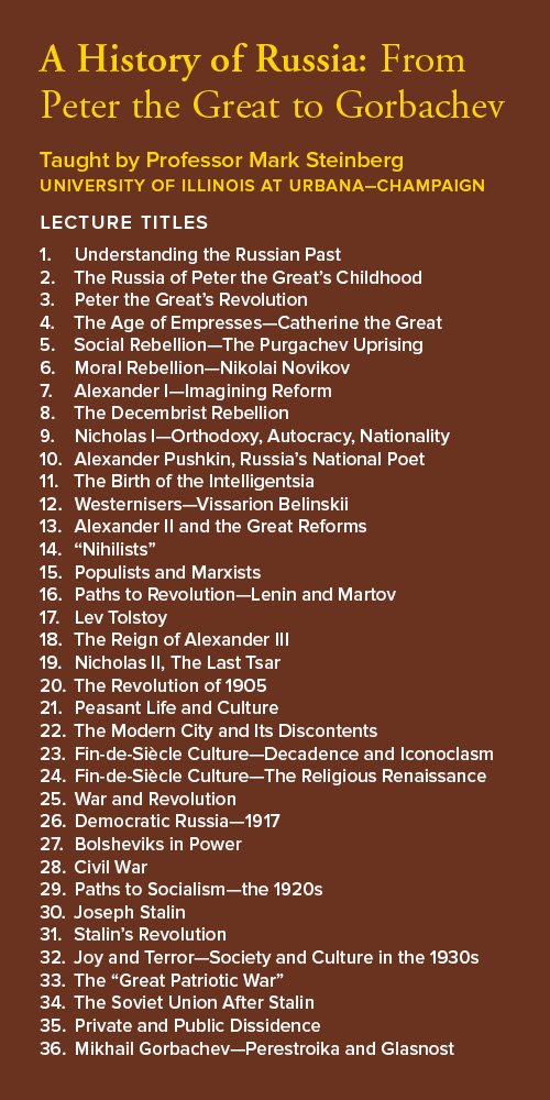 A History of Russia: From Peter the Great to Gorbachev