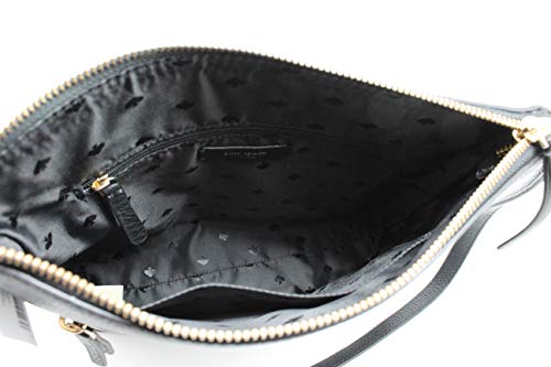 Kate Spade New York Jackson Top Zip Crossbody Leather Purse in Black