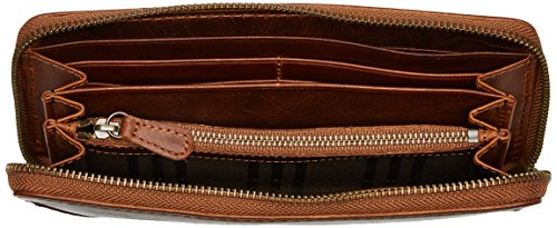 Frye womens Melissa Zip Wallet, Cognac, One Size US