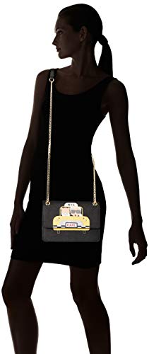Karl Lagerfeld Paris womens Maybelle Novelty Flap Shoulder Bag, Taxi Yellow, One Size US