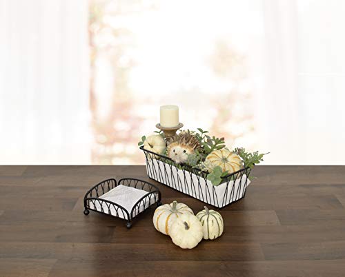 Spectrum Diversified Twist Tray Home Basket, Large Black