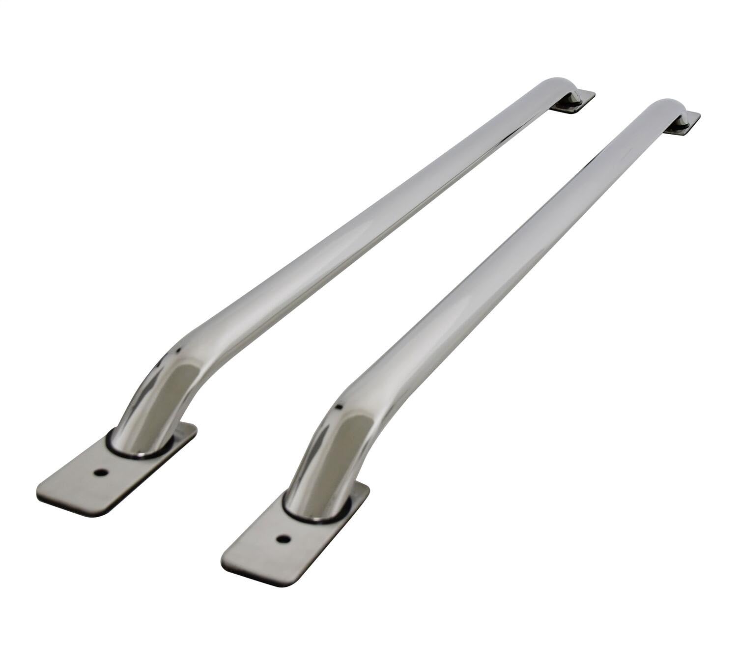 Westin 50-2030 60" Platinum Universal Length Oval Bed Side Rail, Silver