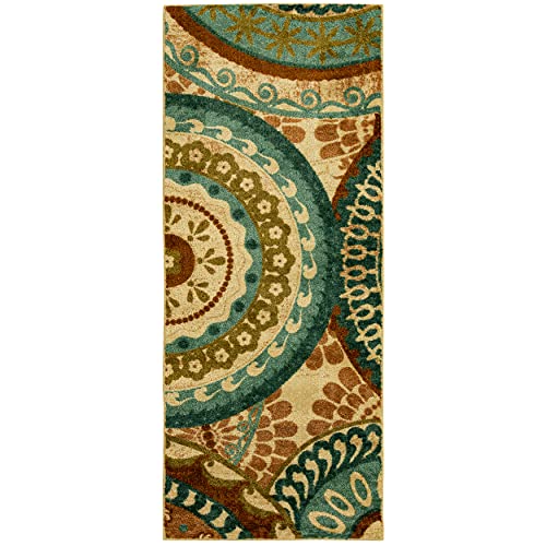 Mohawk Home Forest Suzani Area Rugs, 2 ft x 5 ft, Multi Color
