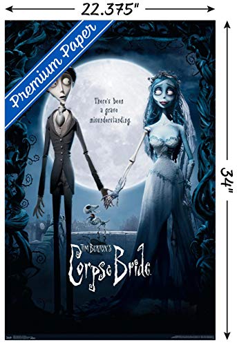 Trends International Tim Burton's The Corpse Bride - One Sheet Wall Poster, 22.375" x 34", Premium Unframed Version