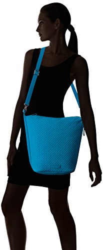 Vera Bradley Women's Microfiber Carson Hobo Satchel Purse, Bahama Bay, One Size