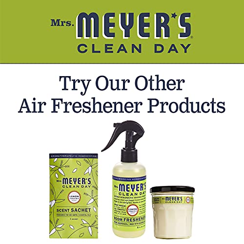Mrs. Meyer's Clean Day Soy Candle, Lemon Verbena, 7.2-Ounce Jars (Pack of 6)