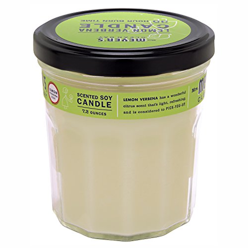 Mrs. Meyer's Clean Day Soy Candle, Lemon Verbena, 7.2-Ounce Jars (Pack of 6)