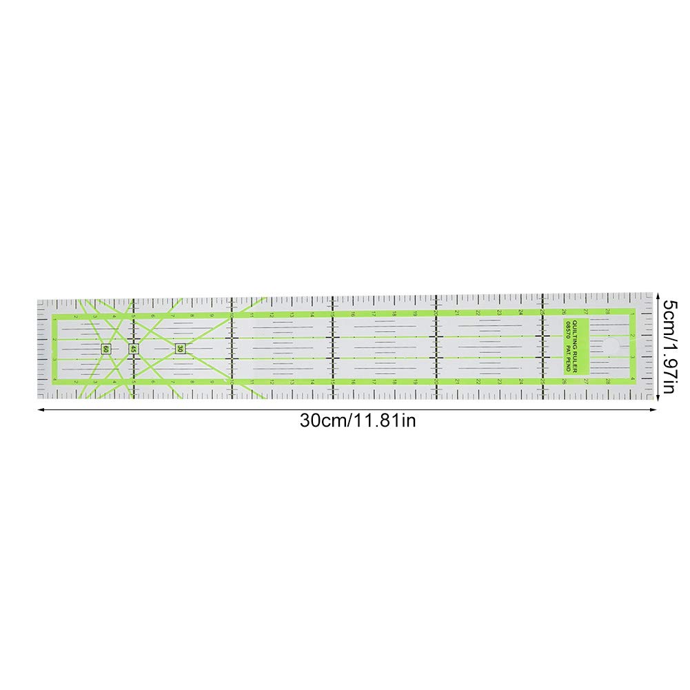 Plastic Sewing Ruler, Sewing Measure Tailor Ruler, Quilting Ruler Cutting Ruler, Clear Sewing Ruler for Professional Tailor Craft Tool, Garment Pattern Dress Sewing Measuring Supplies