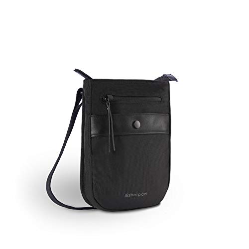 Sherpani Prima, Anti Theft Crossbody Bag, Travel Bag, Small Shoulder Bag, Cross Body Bag, Purses for Women (Carbon)