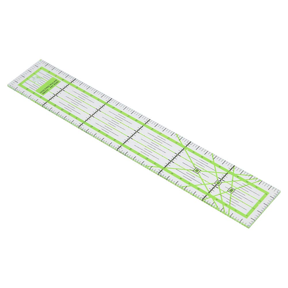 Plastic Sewing Ruler, Sewing Measure Tailor Ruler, Quilting Ruler Cutting Ruler, Clear Sewing Ruler for Professional Tailor Craft Tool, Garment Pattern Dress Sewing Measuring Supplies