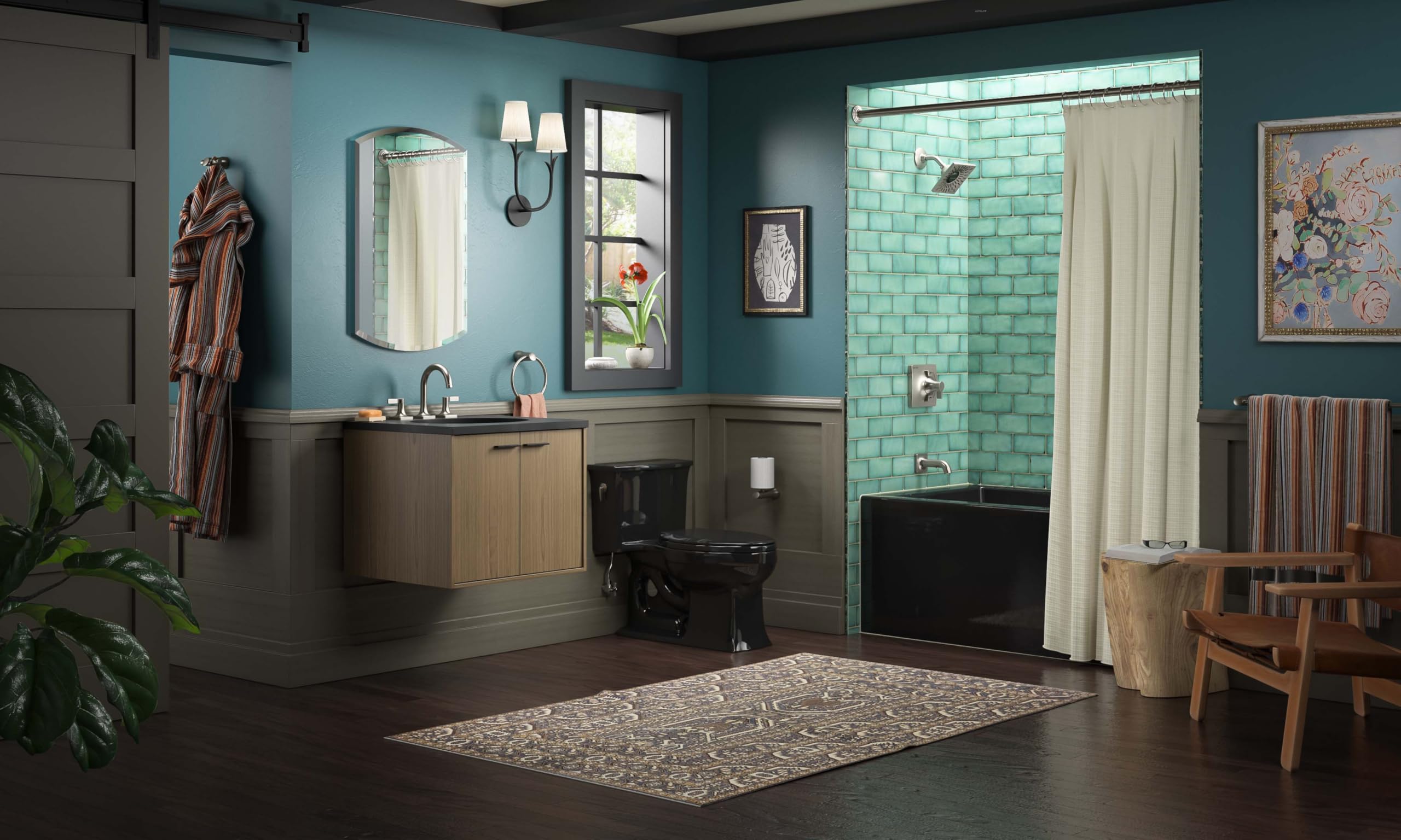 Archer® 20" W x 31" H Aluminum Single-Door Medicine cabinet, Beveled edges