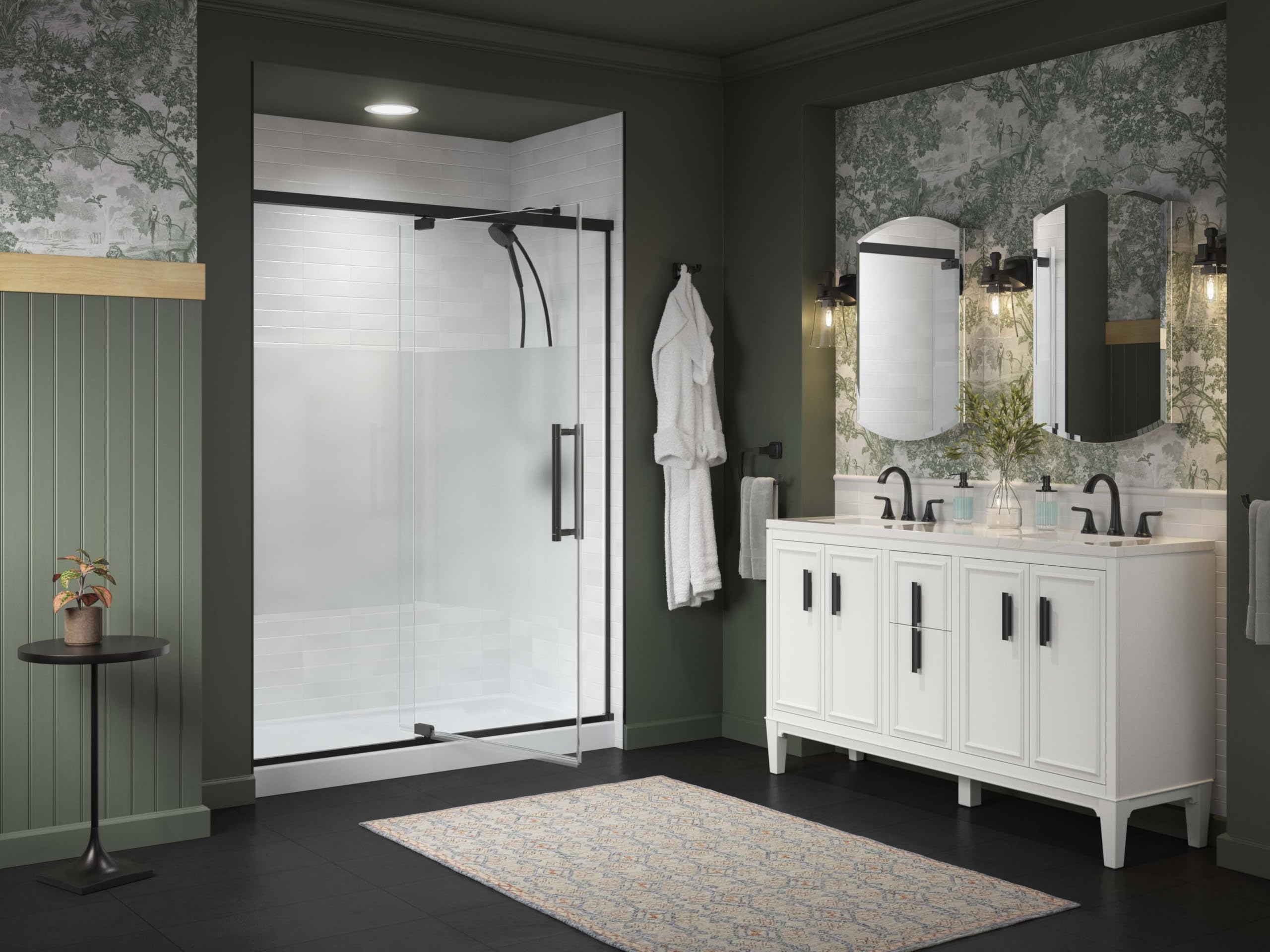 Archer® 20" W x 31" H Aluminum Single-Door Medicine cabinet, Beveled edges
