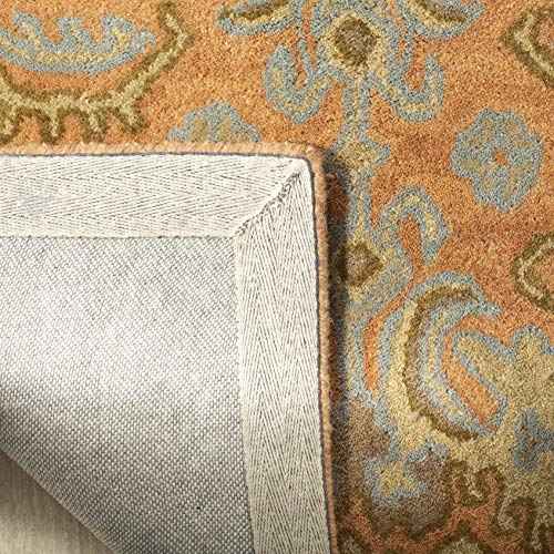 SAFAVIEH Wyndham Collection 2'3" x 15' Terracotta WYD203A Handmade Modern Premium Wool Runner Rug