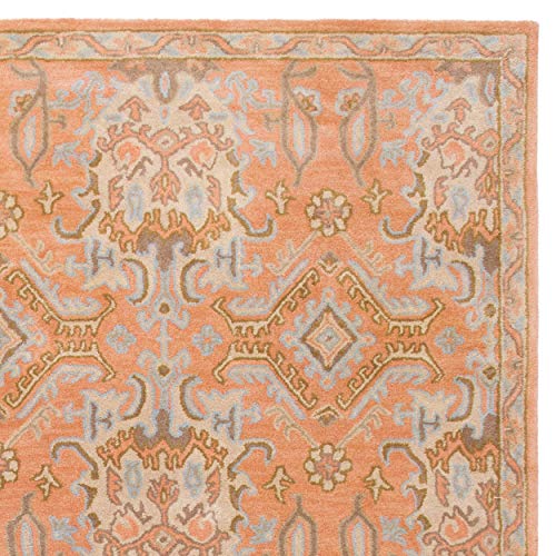 SAFAVIEH Wyndham Collection 2'3" x 15' Terracotta WYD203A Handmade Modern Premium Wool Runner Rug