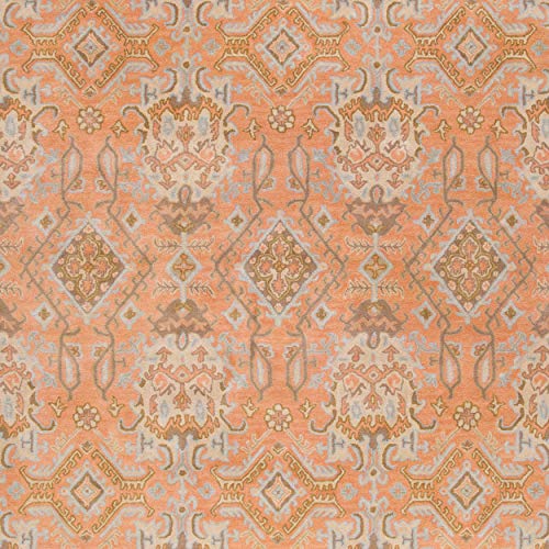 SAFAVIEH Wyndham Collection 2'3" x 15' Terracotta WYD203A Handmade Modern Premium Wool Runner Rug