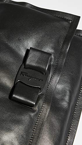 SALVATORE FERRAGAMO Women's Viva Puffy Shoulder Bag, Nero, Black, One Size