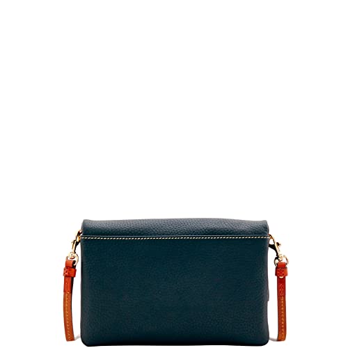 Dooney & Bourke Pebble Grain Foldover Zip Crossbody Shoulder Bag