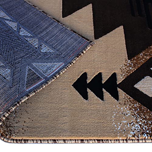 South West Native American Area Rug 5 Feet X 7 Feet Berber Design C318