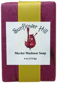 Chardonnay and Merlot Wine Soap Set - Made in Maine - Gift Packaged