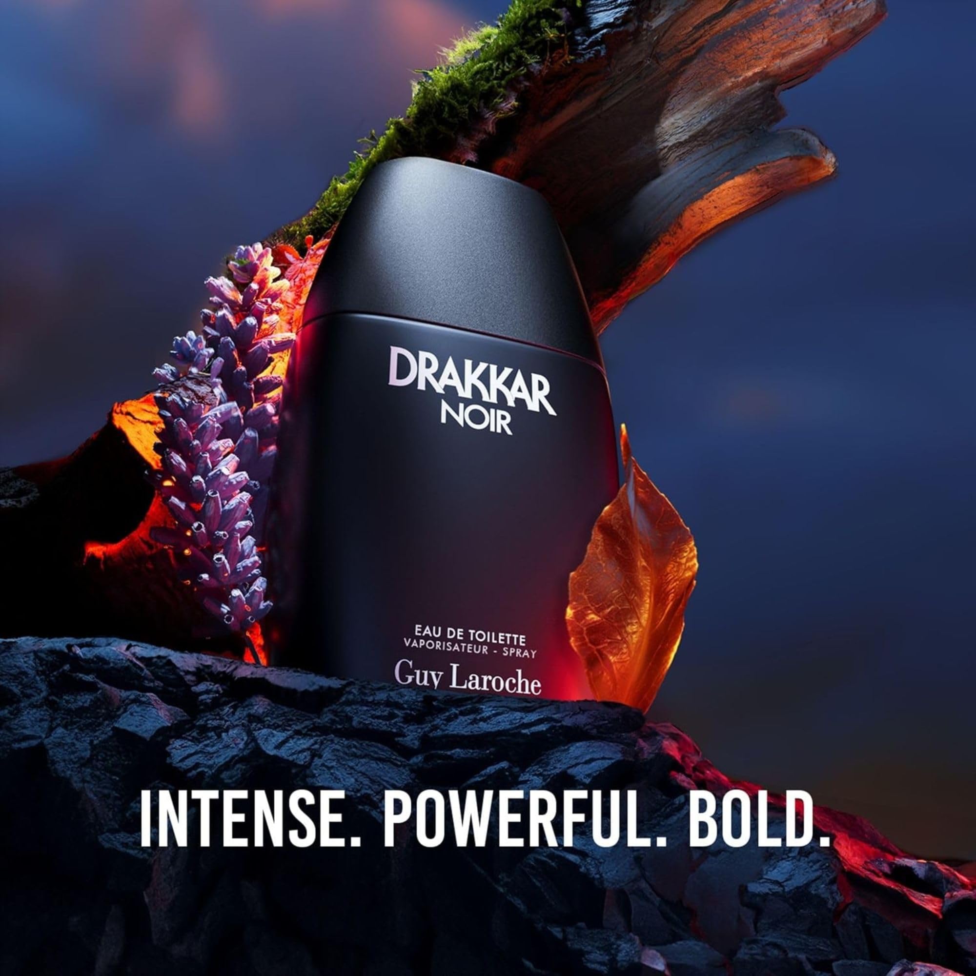 Drakkar Noir By Guy Laroche - Original Vintage Designer Fragrance Blend For Men - Fresh, Classic Men’s Evening Scent - Long Lasting Amber Fougere Aroma With Spicy Citrus Notes - 6.7 Oz EDT Spray