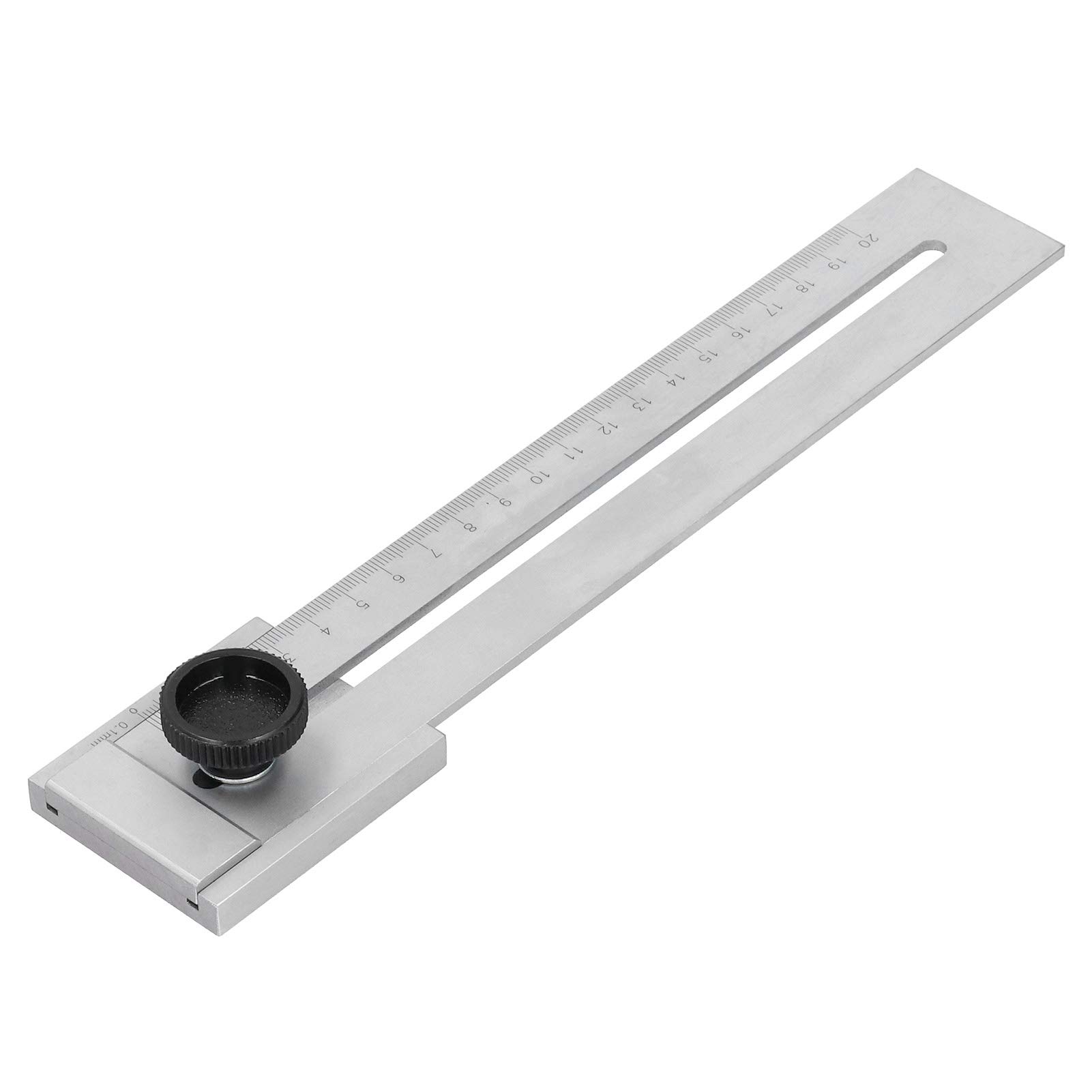 Woodworking Parallel Ruler, Sliding Line Ruler, Clear Scale Mechanical for Measuring Marking Processing (200mm)