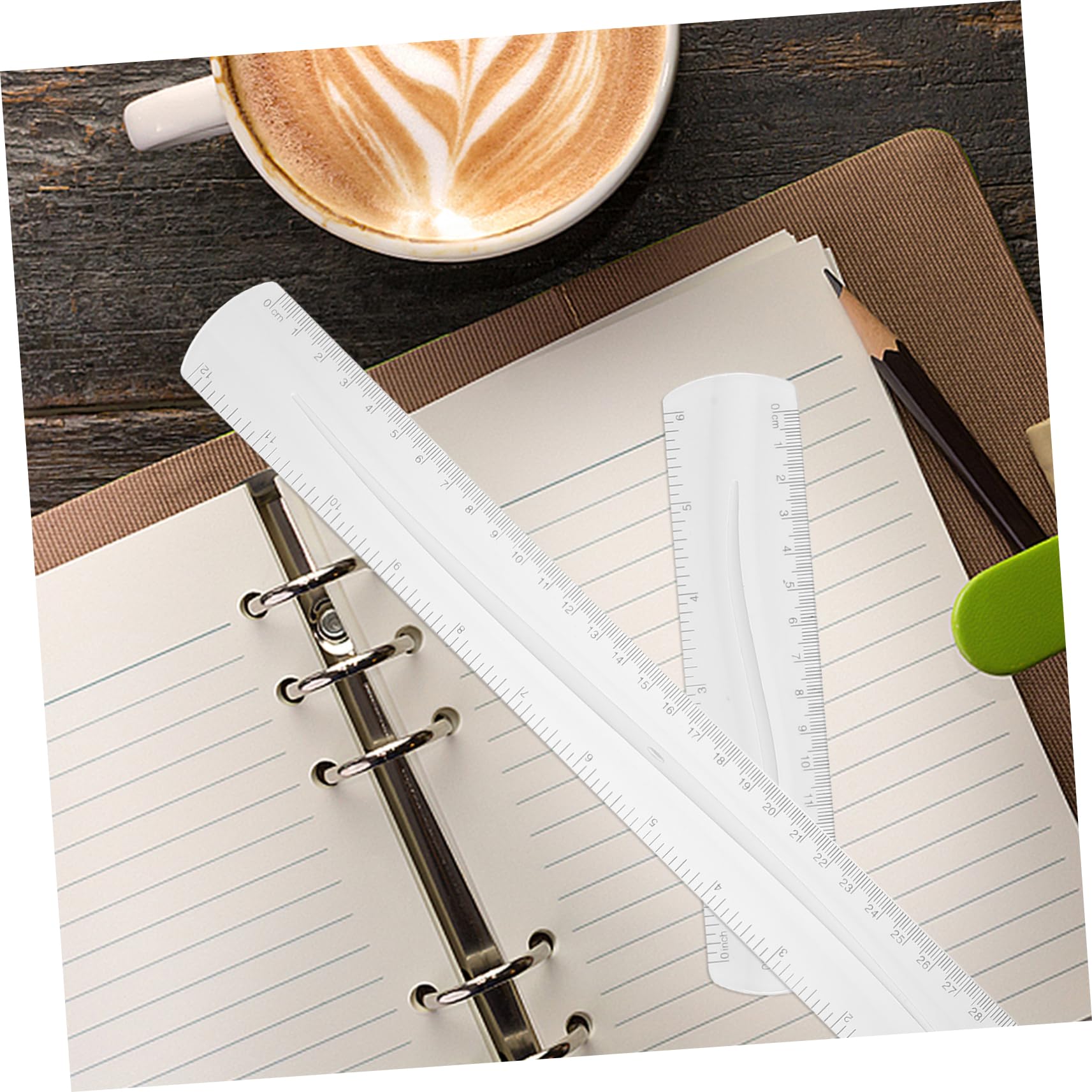 SEWACC 3Pcs Color Changing Flexible Rulers 15cm + 30cm + 20cm Measurement Tools for Students Random Colors Soft and Bendable Rulers for School and Office Use