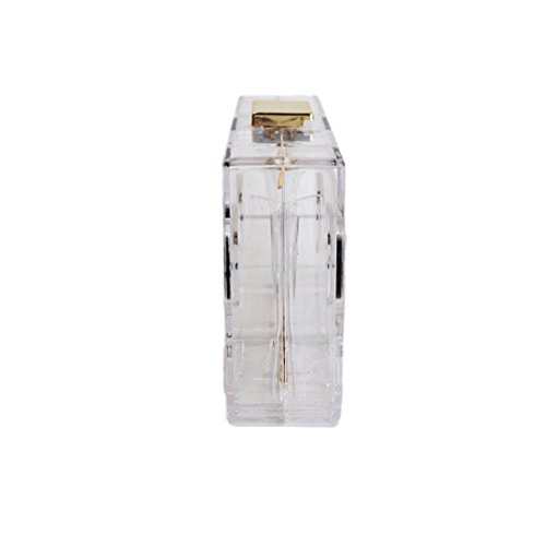 Kuang Women Retro Cassette Clutch Tape Shaped Recorder Shoulder Bag Elegant Banquet Evening Crossbody Handbag