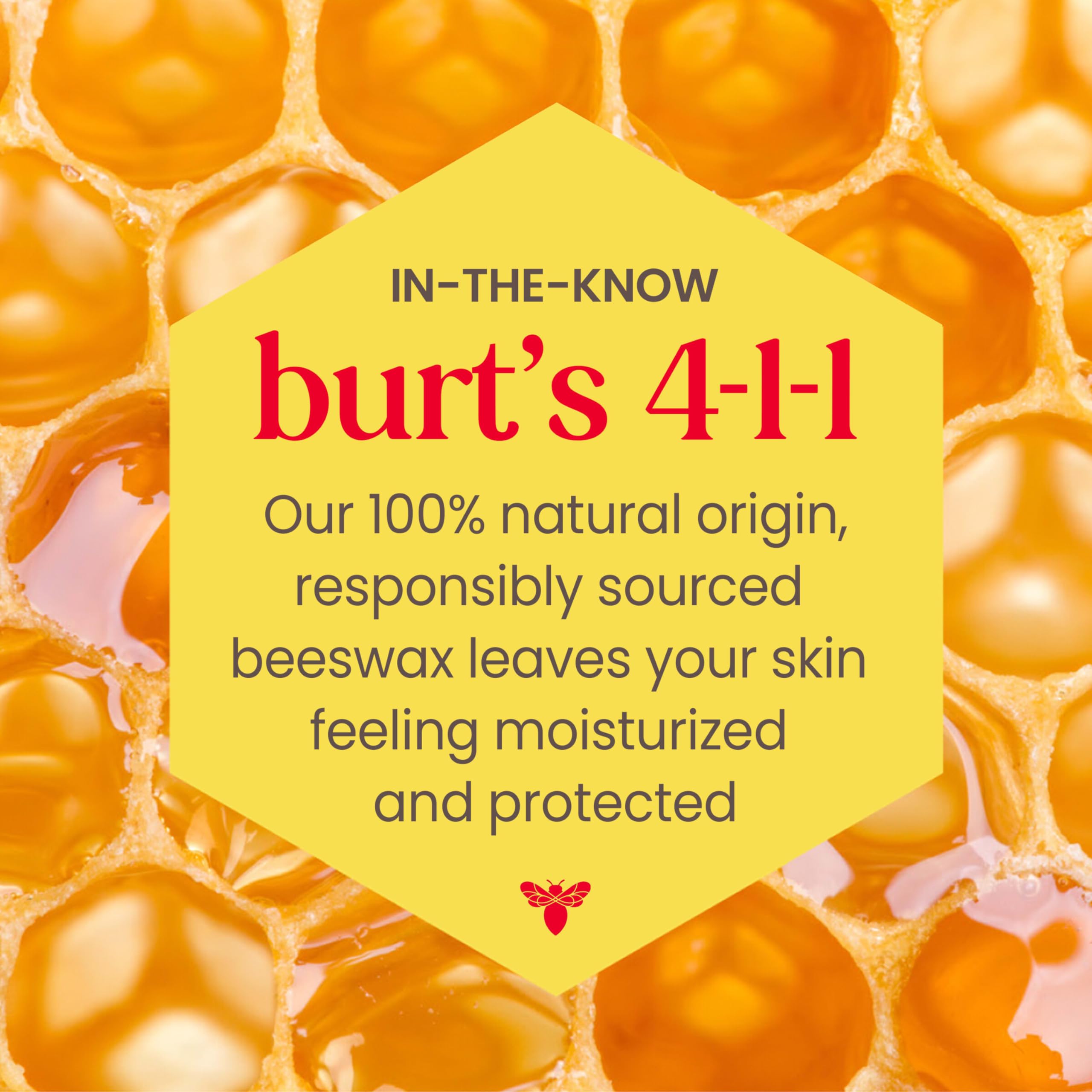 Burt's Bees 100% Natural Tinted Lip Balm, Rose with Shea Butter & Botanical Waxes, 0.15 Oz