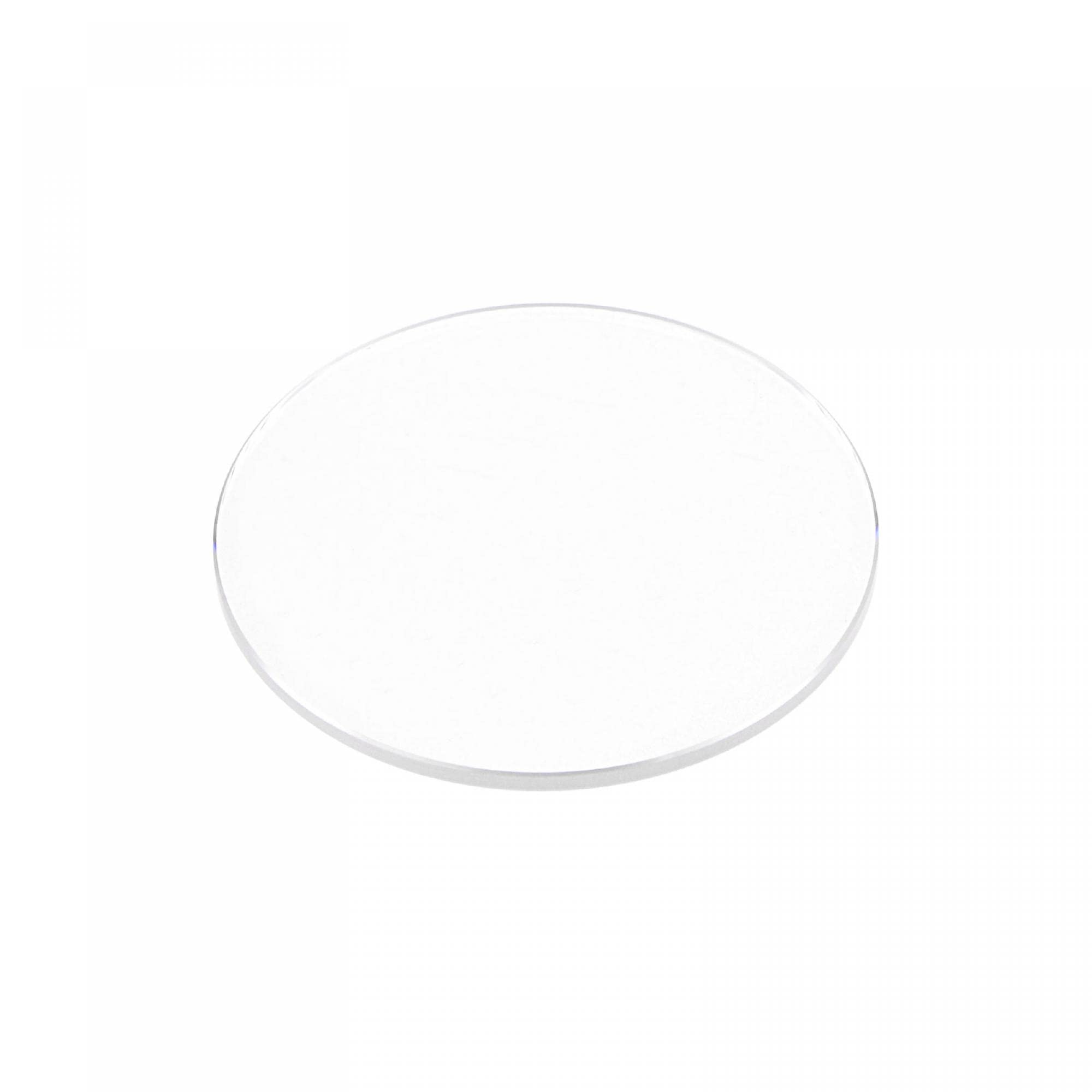 uxcell 35mm Dia. Watch Glass Sapphire Crystal Lens, Round Flat 1mm Thickness Replacement Parts for Watchmaker Repair Clear